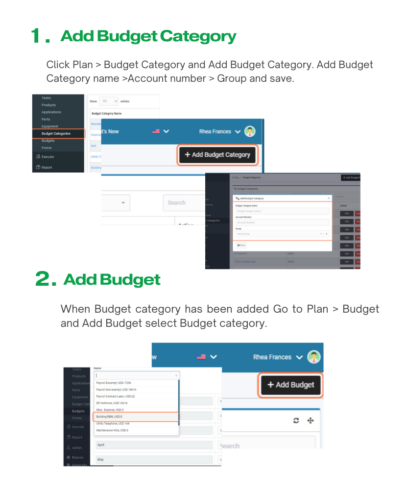 Simple Start Guide Budget/Expense Assistant